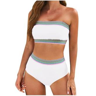 Generic Chemises &agrave; manches longues pour homme Maillot de bain deux pi&egrave;ces pour femme, maillot de bain sans bretelles pour femme, maillots de bain sans bretell