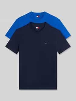 Tommy Jeans Slim Fit T-Shirts aus reiner Baumwolle im 2er-Pack