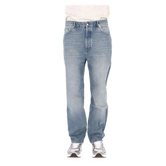 Officine G&eacute;n&eacute;rale Homme, Jeans, Bleu, Taille: W33 Jean &agrave; &eacute;cusson logo