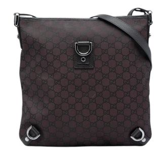 Gucci Sac bandouli&egrave;re en nylon pr&eacute;-poss&eacute;d&eacute; - Femme - Pre-owned - Brun - Taille: ONE Size
