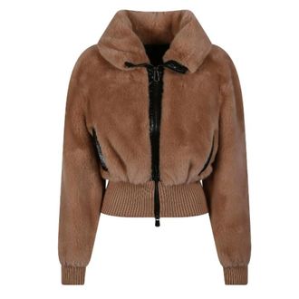 Pinko Bagels Bomber - - Jackets - Damen - Beige - L