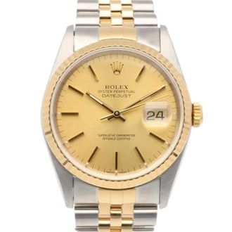 Rolex Montre Pre-owned Datejust - Homme - Pre-owned - Jaune - Taille: ONE Size