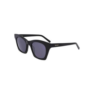 DKNY Dkny, Femme, Accessoires, Noir, Taille: ONE Size Acetate Square Frame Lunettes de soleil