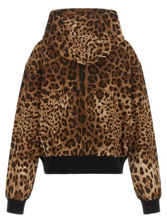 Dolce & Gabbana Womens Brown Cotton Hoodie Clothing