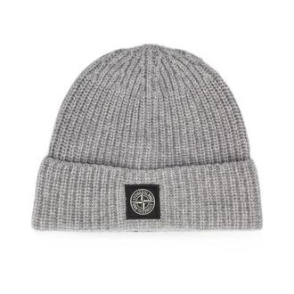Stone Island Leichte RWS Geelong Wollm&uuml;tze - - Accessories - Herren - Grau - ONE SIZE