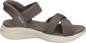 Skechers Femme, Sport, Gris, Taille: 39 EU Ultra Flex 3.0 - Never Better Sandal