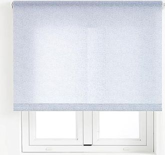 Blindecor Ara Pisa Ozean | lichtdurchlässiges Rollo - 160 x 240 cm (Breite x Höhe) | Stoffgröße ca. 157 x 235 cm | Fensterrollos