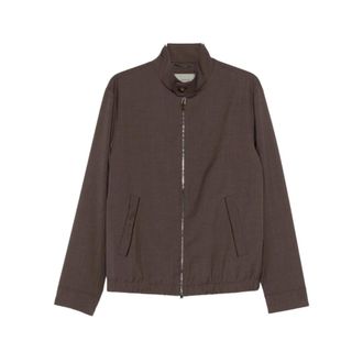 Canali Homme, Vestes, Brun, Taille: XL Bomber Jacket