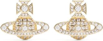 Vivienne Westwood Femme, Accessoires, Jaune, Taille: ONE Size Orb Stud Earrings