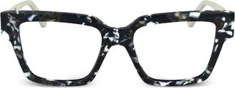 Karl Lagerfeld Brille mit eckigem Gestell - Schwarz