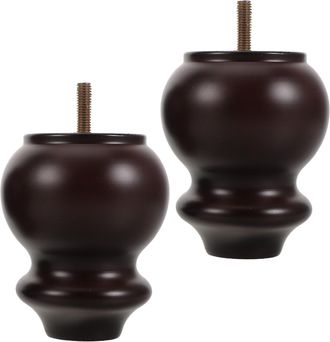 Valiclud VICASKY 2 St&uuml;ck Massivholz Sofa M&ouml;belf&uuml;&szlig;e Stabile Nat&uuml;rliche Holzbeine f&uuml;r Couch Tisch Kommode Europ&auml;ischer Stil Einfache Montage Robuste Ersatzf&uuml;&szlig;e f