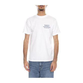 Obey Logo T-Shirt - - Tops - Herren - Wei&szlig; - XL