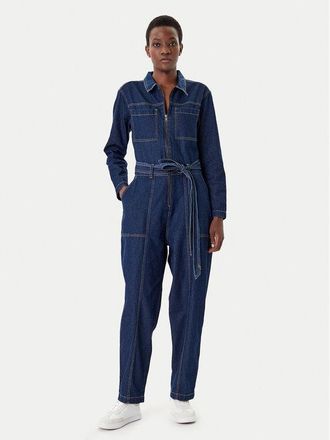French Connection Jumpsuit 7UZAC Dunkelblau Regular Fit