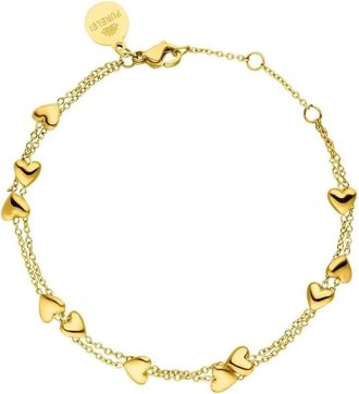 Purelei Armband - Armband Alohi Heart - Gr. ONE SIZE - in Gold - f&uuml;r Damen