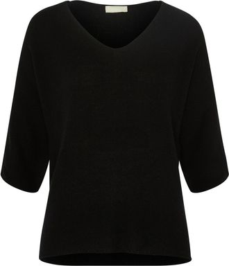 Peter Hahn V-Pullover aus 100% Kaschmir Peter Hahn schwarz