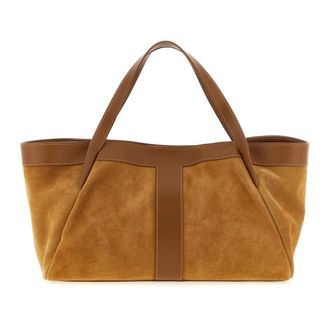 Twinset Femme, Sacs, Brun, Taille: ONE Size Sac Bandouli&egrave;re en Daim