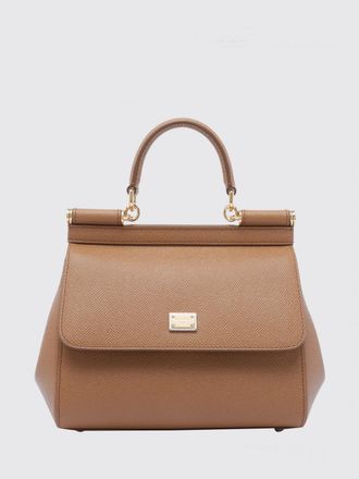 Dolce & Gabbana Mini sac &agrave; main Sicily en cuir de veau grain&eacute;