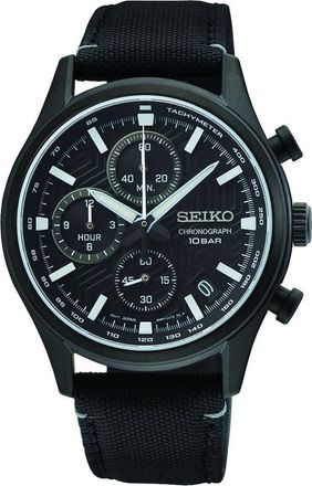 Seiko Quarz Chronograph mit Tachymeter Herrenuhr SSB421P1