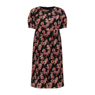 R13 Kleid mit Blumenmuster - - Dresses - Damen - Schwarzk - S