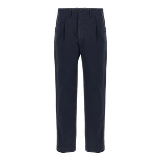 Incotex Homme, Pantalons, Bleu, Taille: W36 Pantalon en coton ajust&eacute;