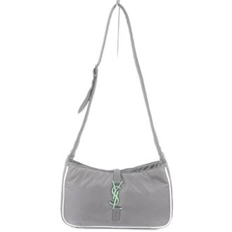 Saint Laurent Pre-owned Nylon Schultertasche - - Pre-owned - Damen - Grau - ONE SIZE