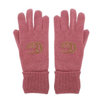 Gucci GG Monogram Lurex Handschuhe - - Accessories - Damen - Rosa - M