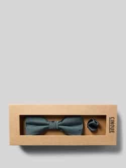 Cinque Fliege und Einstecktuch aus Seide Modell PIO