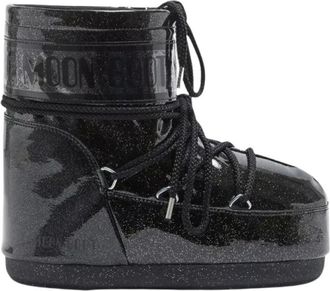 Moon Boot Femme, Chaussures, Noir, Taille: 39 EU Icon Low Glitter Boot