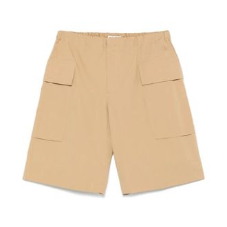 Jil Sander Braune Bermuda-Shorts mit elastischem Bund - - Shorts - Herren - Braun - L