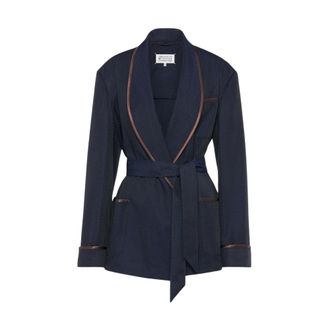 Maison Margiela Damen, Jacken, Blau, SGr&ouml;&szlig;e