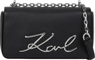 Karl Lagerfeld Femme, Sacs, Noir, Taille: ONE Size K/Signature Small Crossbody Bag