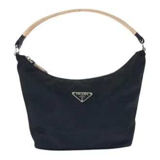 Prada Sac &agrave; main Pre-owned Tessuto Nylon - Femme - Pre-owned - Noir - Taille: ONE Size