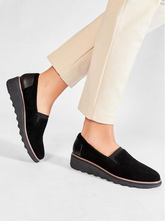 Clarks Halbschuhe Sharon Dolly 261558194 Schwarz