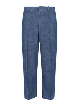 Jil Sander Pantalon Couturier - Bleu