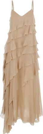 Antonelli Femme, Robes, Beige, Taille: 36 FR Long Dress Marilyn