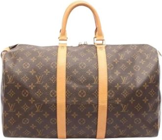 Louis Vuitton unisex, Pre-owned, Brun, Taille: ONE Size Sac Week-end en Toile Pre-owned