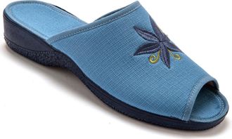 Pediconfort Mules brod&eacute;es doublure &eacute;ponge
