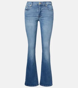7 For All Mankind Mid-Rise Jeans