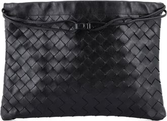 Bottega Veneta Drawstring Dustbag Intrecciato Nappa Medium crossbody bag - Schwarz