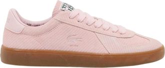 Lacoste Pro Logo Sneaker f&uuml;r Damen, Leder, Flach (Pink)