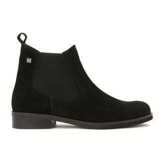 Kazar Schwarze Wildleder Chelsea Boots - - Shoes - Damen - Schwarzk - 39 EU