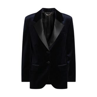 Victoria Beckham Einknopf-Ma&szlig;geschneiderter Blazer - - Jackets - Damen - Blau - S