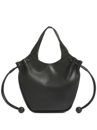 Marni Handtasche aus strukturiertem Leder - Schwarz
