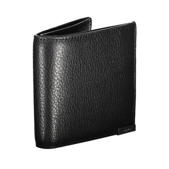 Calvin Klein Pebbled Leather Wallet - Black