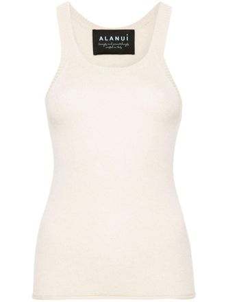 Alanui Geripptes Tanktop - Nude