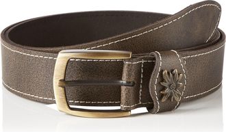 Werner Trachten Unisex Gürtel Trachtengürtel, Gr. 80 cm, Braun (braun 502)