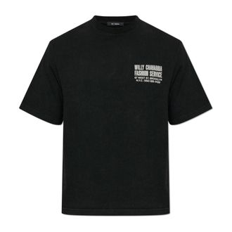 Willy Chavarria Fashion Services Standard Tee - - Tops - Herren - Schwarzk - M