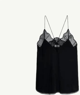 Zadig&Voltaire Caraco Christy - Femme - Tops - Noir - Taille: 40 FR