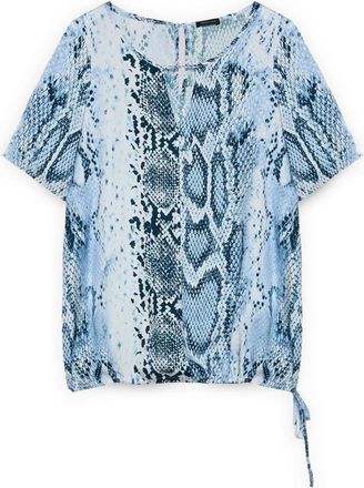 Fiorella Rubino Damen, Blusen & Hemden, Blau, 6XLGröße