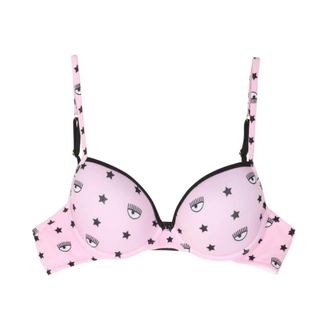 Chiara Ferragni Eyestar Print Push-up-BH - - Underwear - Damen - Rosa - L